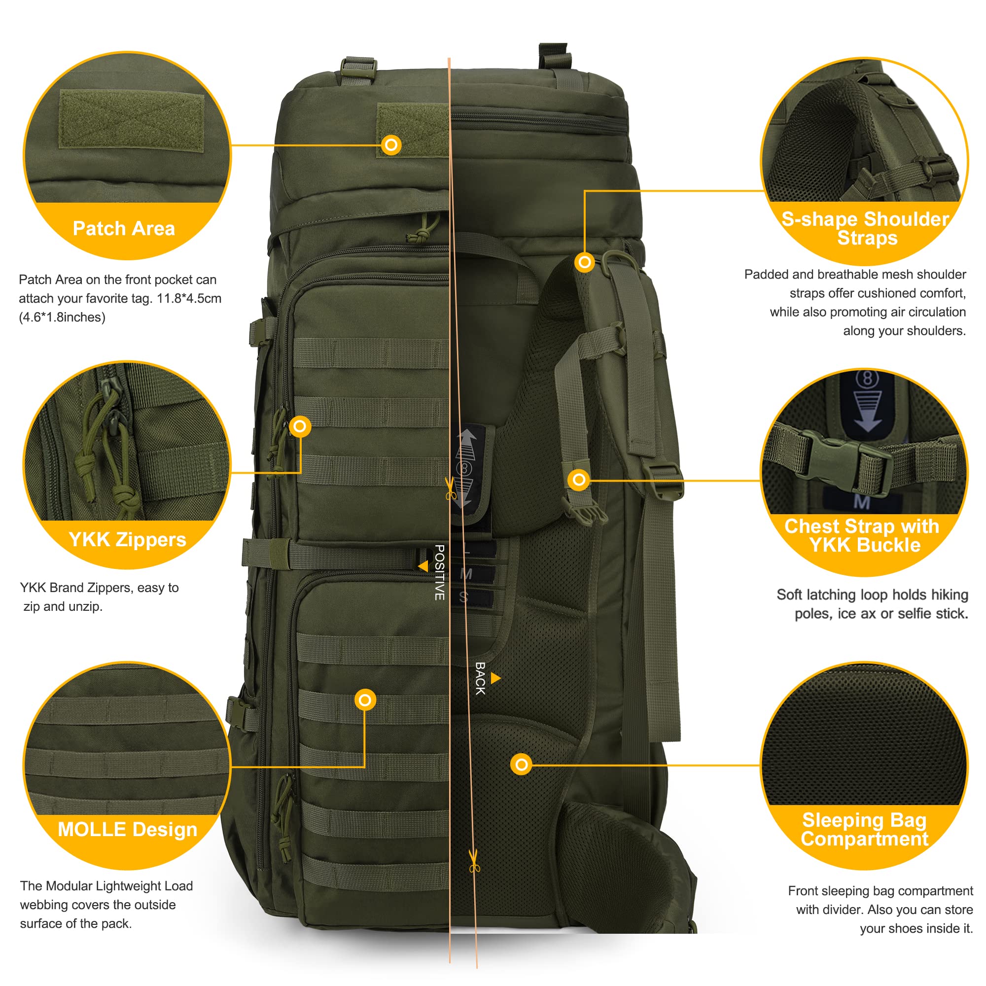 75l military hiking backpack - The best outdoor and travel bag ...