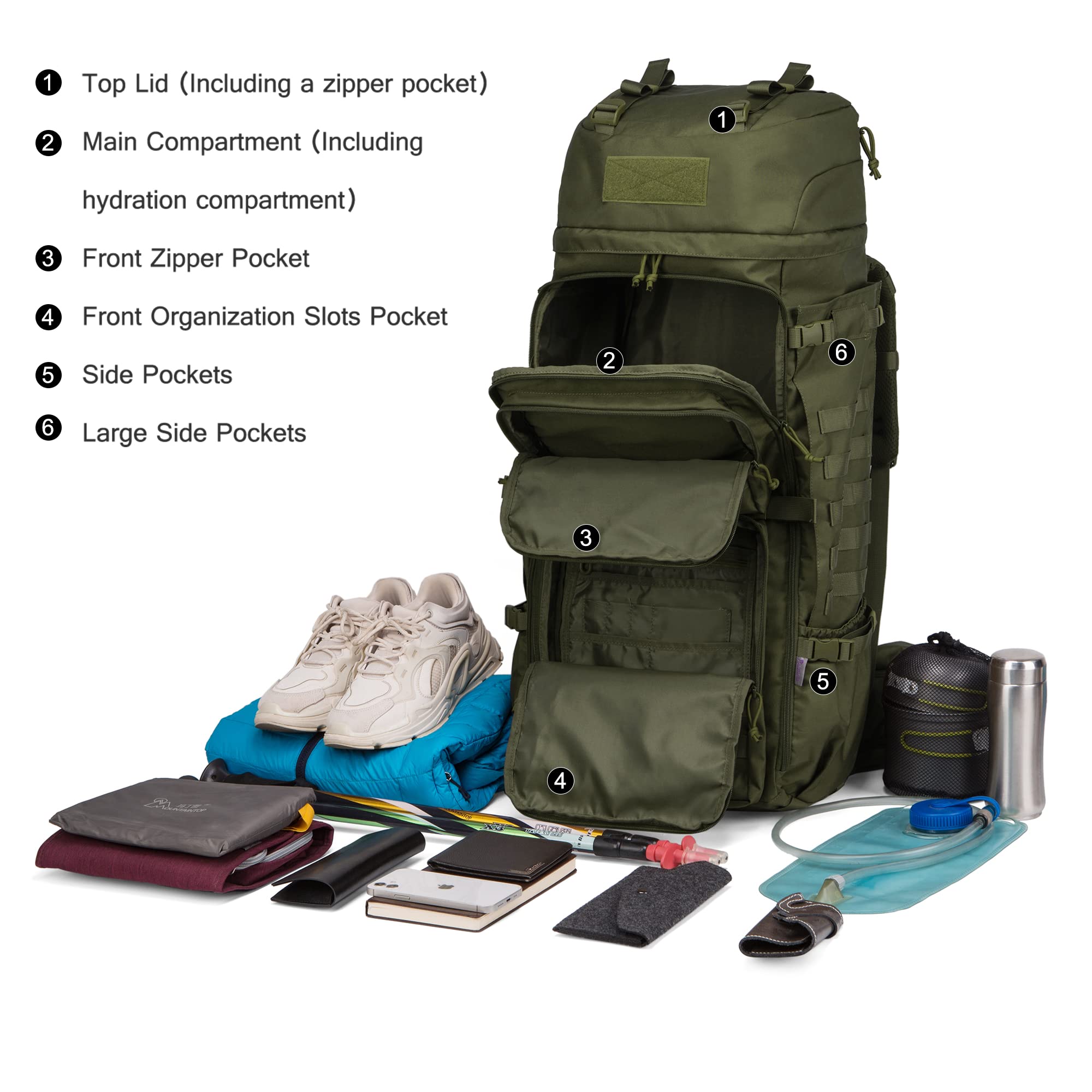 75l military hiking backpack - The best outdoor and travel bag ...